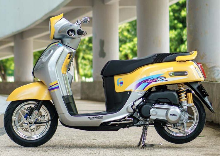 Fazzio Hybrid Dimodif Ala Yamaha F1ZR Bernostalgia dengan Aura